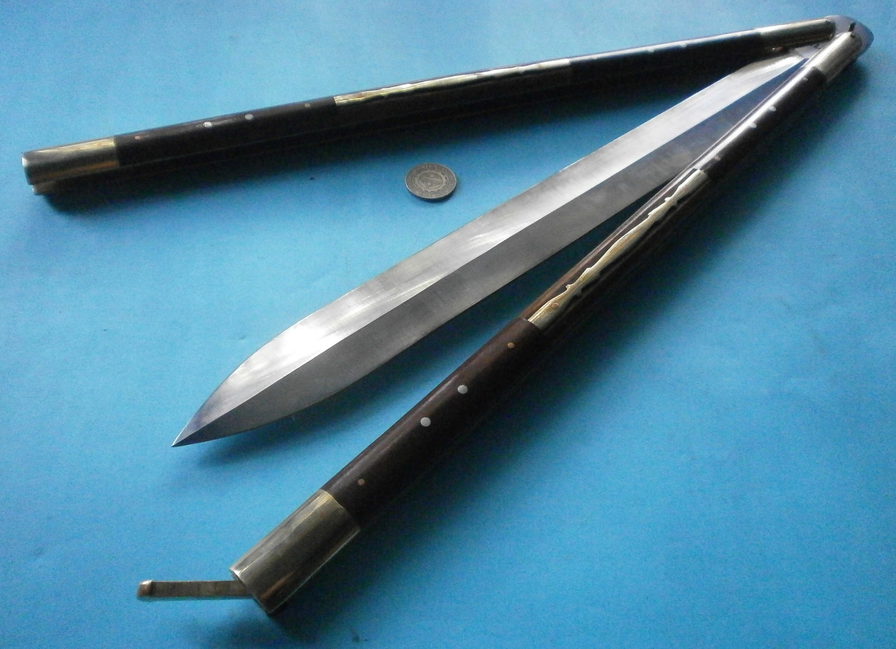 Batangas Bali-sword Balisword Filipino Big sword 2 edge blade 14.75 ...