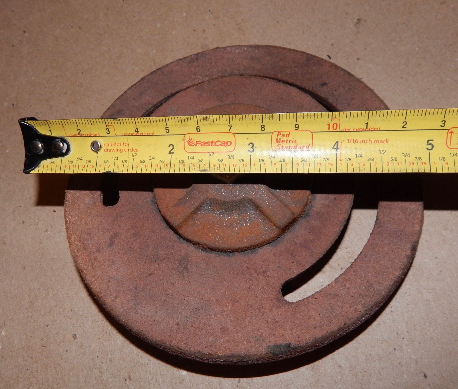 Cast Iron Foot Valve Replacement Leather Flapper Weight Water Well 3" x ...