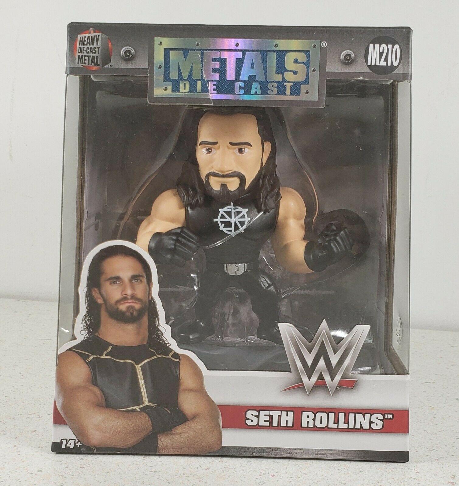WWE Seth Rollins Metal Die Cast 4 Inch Jada Toys Action Figure M210 ...