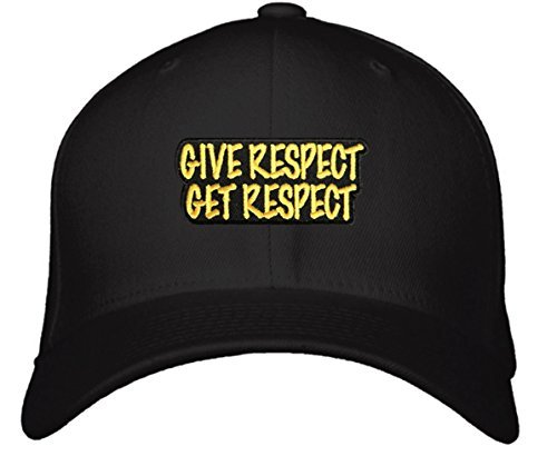 Give Respect Get Respect Hat - Adjustable Black/Yellow - Other Vintage ...