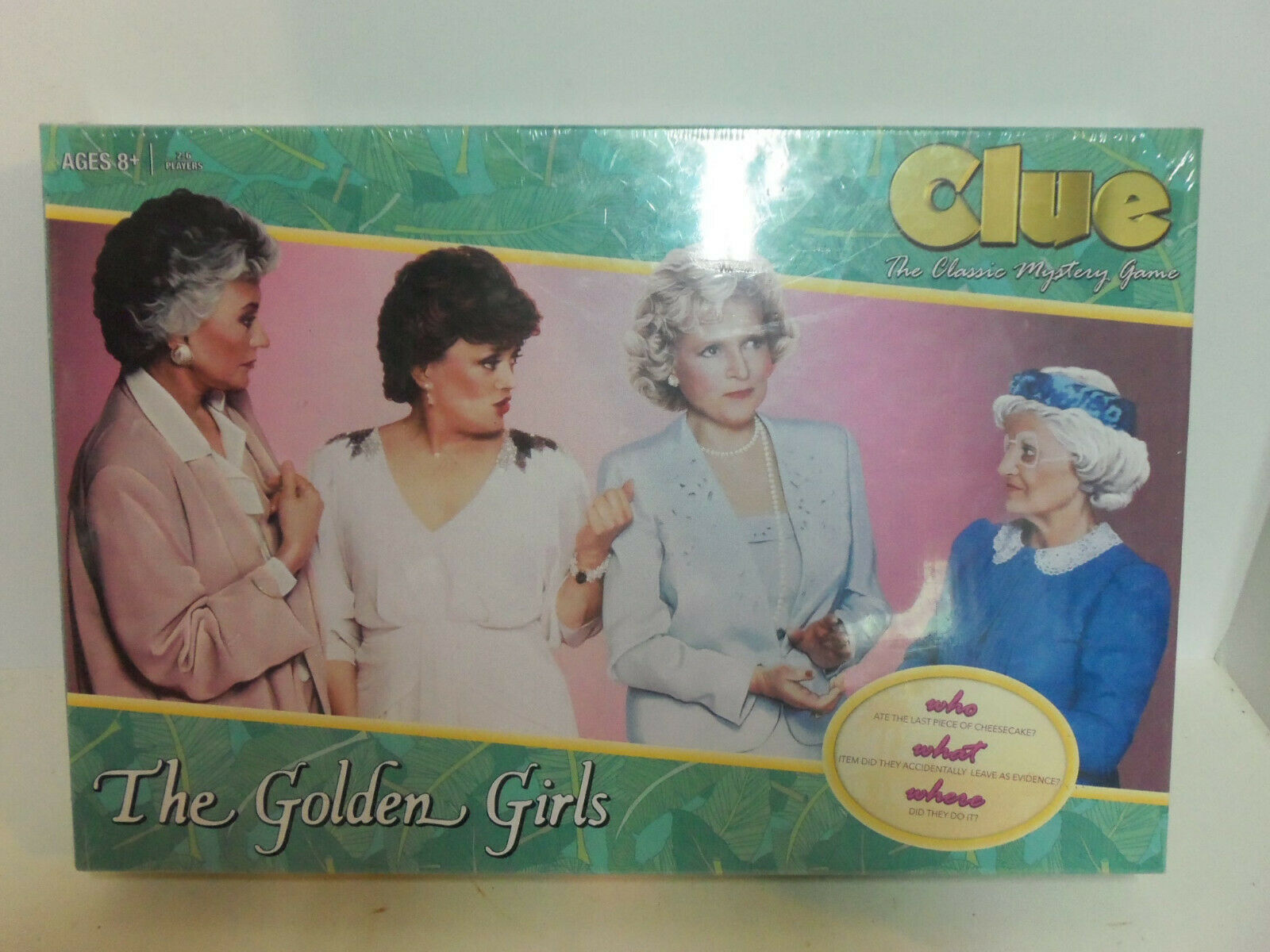New Sealed The Golden Girls Clue Board Game From Hasbro With Custom Metal Pieces Game Pieces