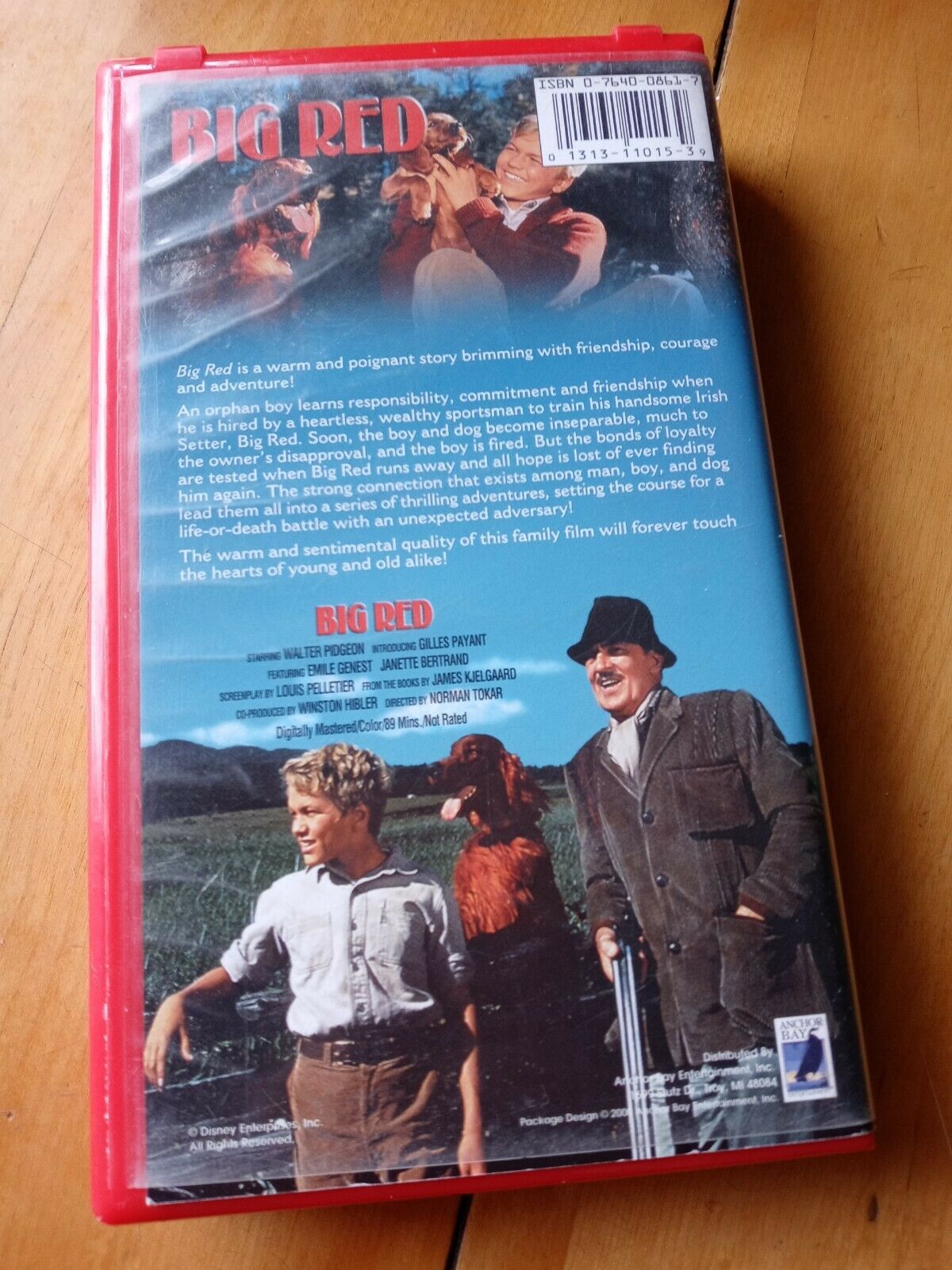 Big Red (VHS, 2000) Disney Red Clamshell VHS - VHS Tapes