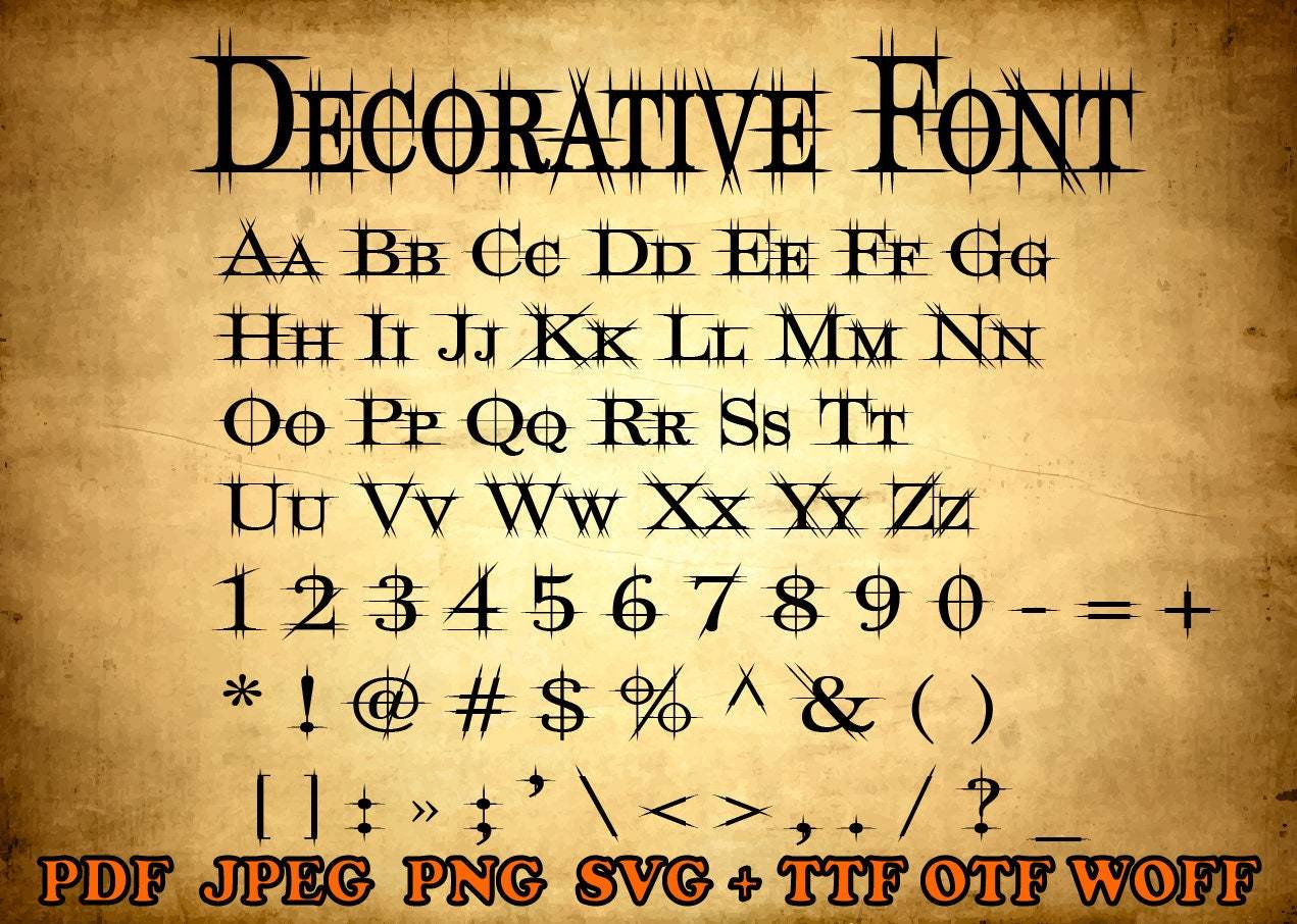 Da Vinci Decorative Font script fancy fonts and similar items