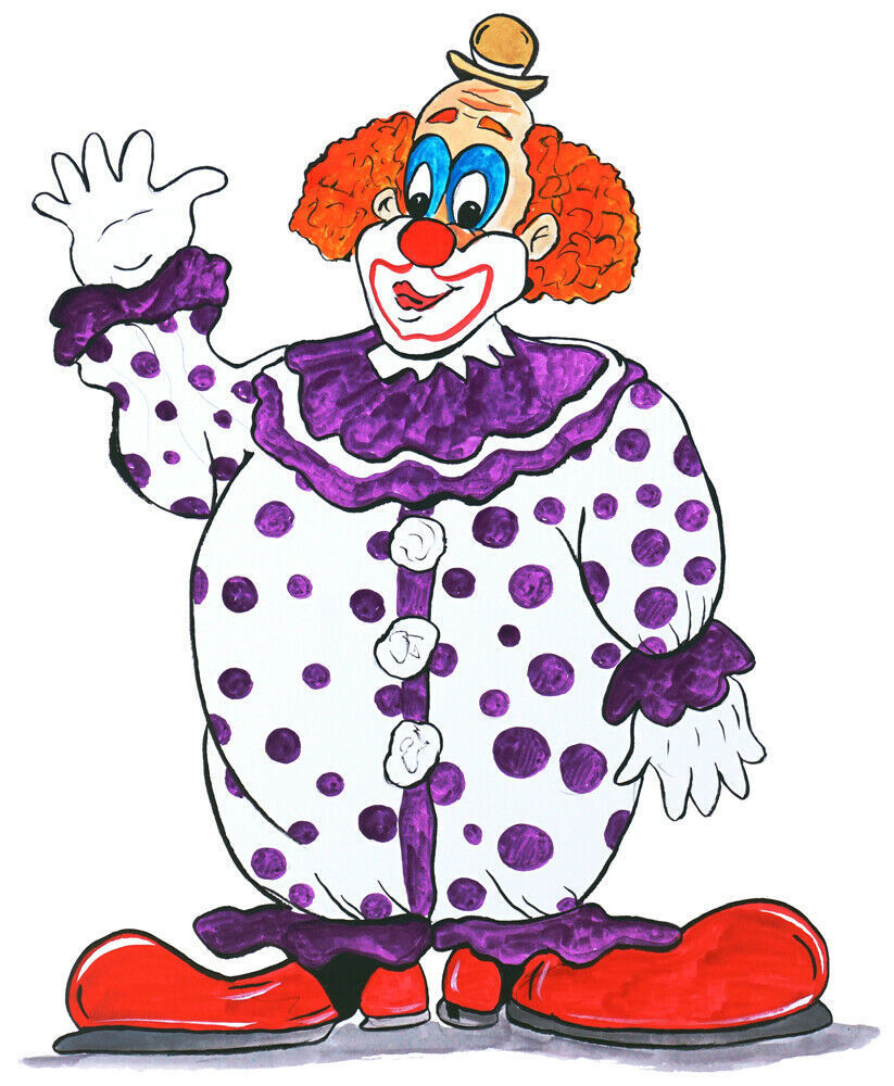 Clown High Quality Printed Vinyl Decal Window Car Wall Sticker - Decals ...