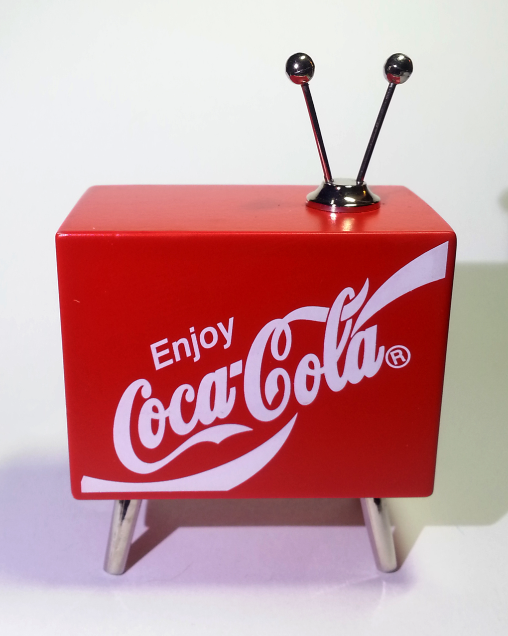 Coca Cola mini TV Shaped Desk Clock (Coke Time) - Tested Works - New In ...