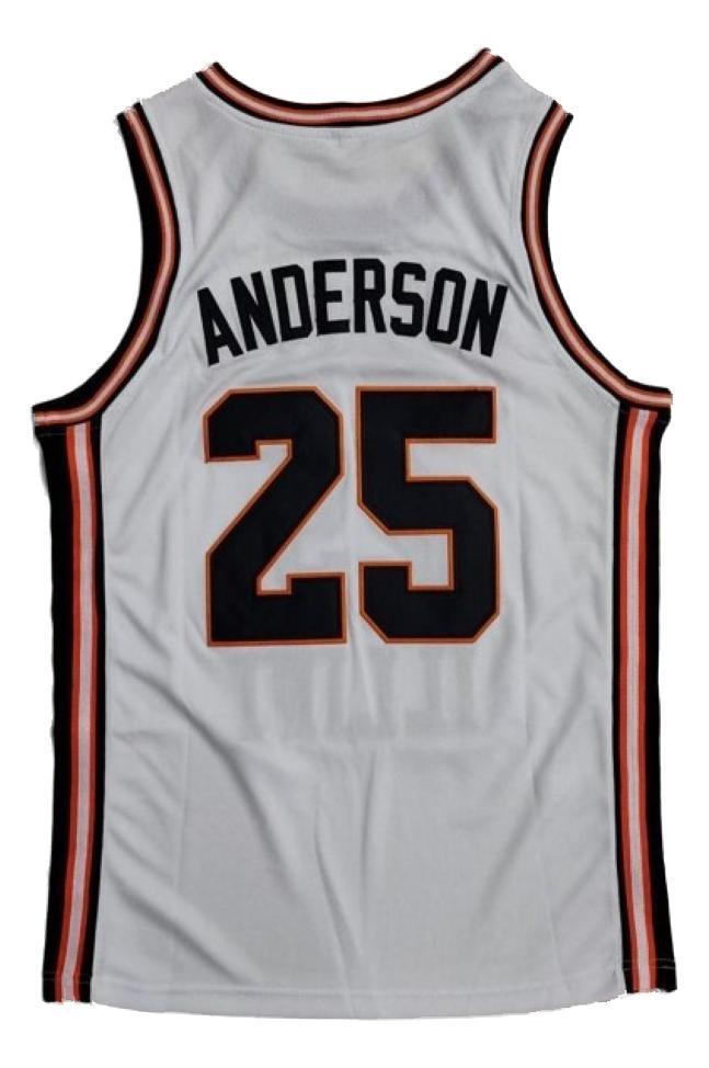 Nick Anderson Fighting Illinois College Basketball Jersey Sewn White ...