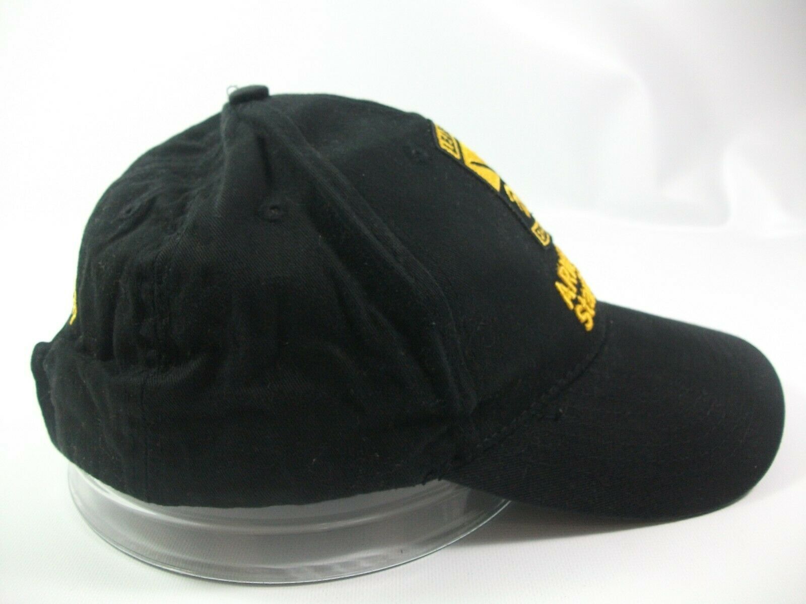 Army ROTC Start Strong Hat Black Hook Loop Baseball Cap - Hats