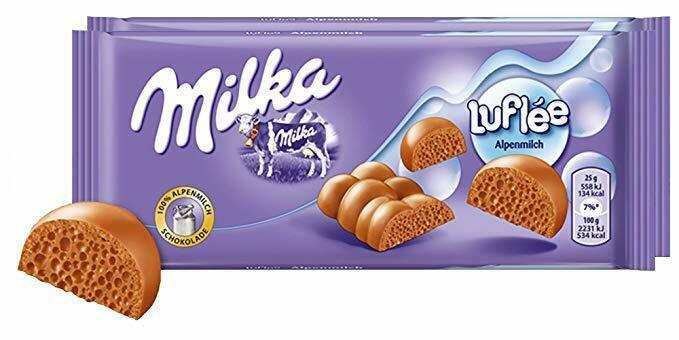Milk Chocolate Milka bubbles 14Oz 5 ITEMS Air Chocolate Bar free ...