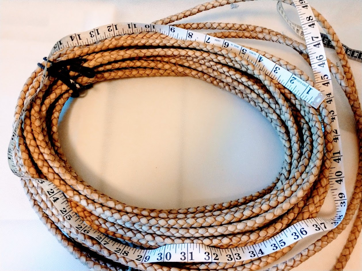 Cowboy Lasso Rawhide Leather Lariat 68 - 70 and 50 similar items