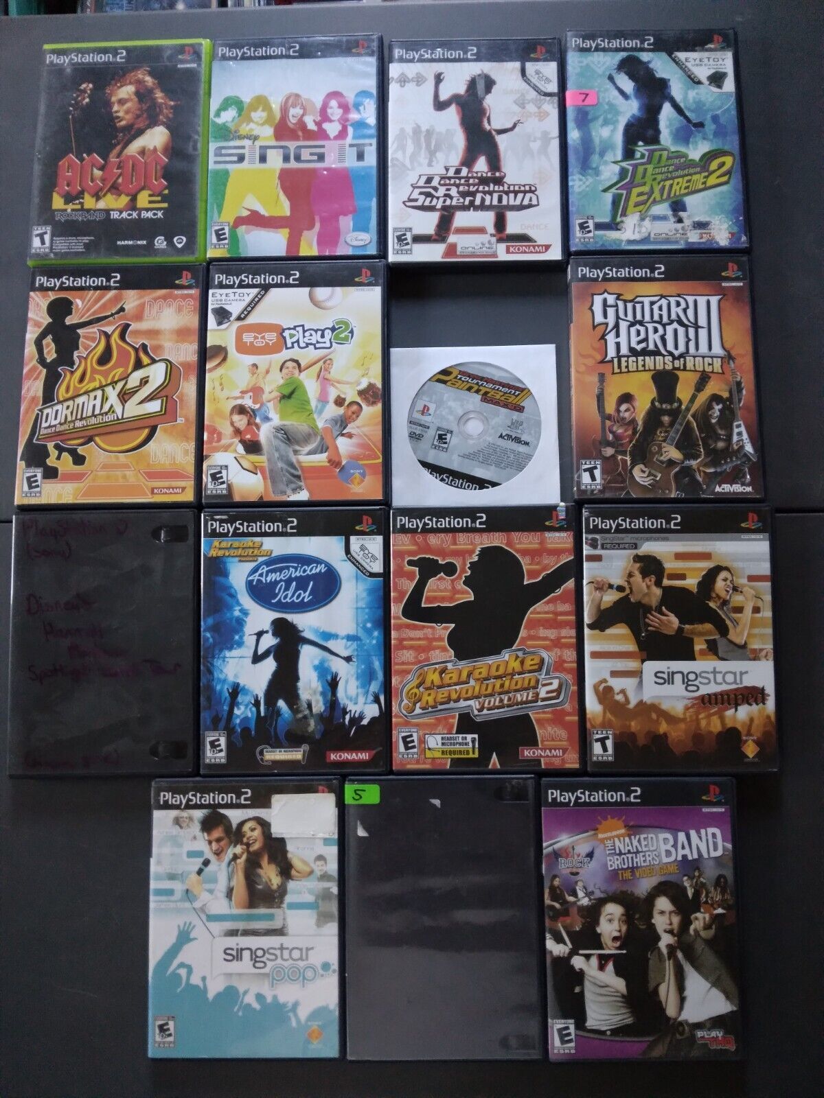 Playstation 2 Music Games, Lot of 15, Dance Dance Revolution, Jungle ...
