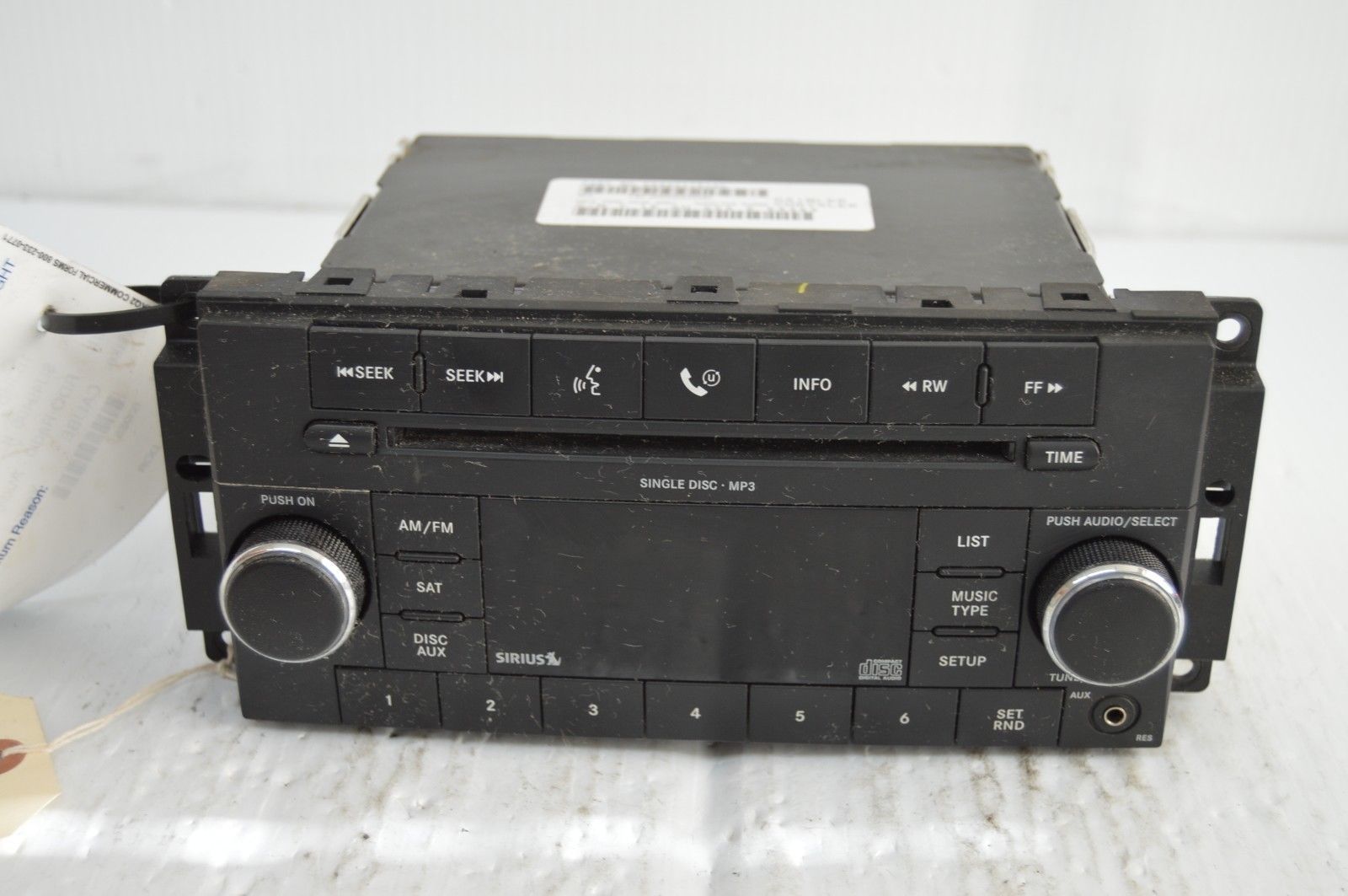 2007-2010 DODGE CALIBER RADIO CD PLAYER OEM RADIO P68021161AC TESTED ...