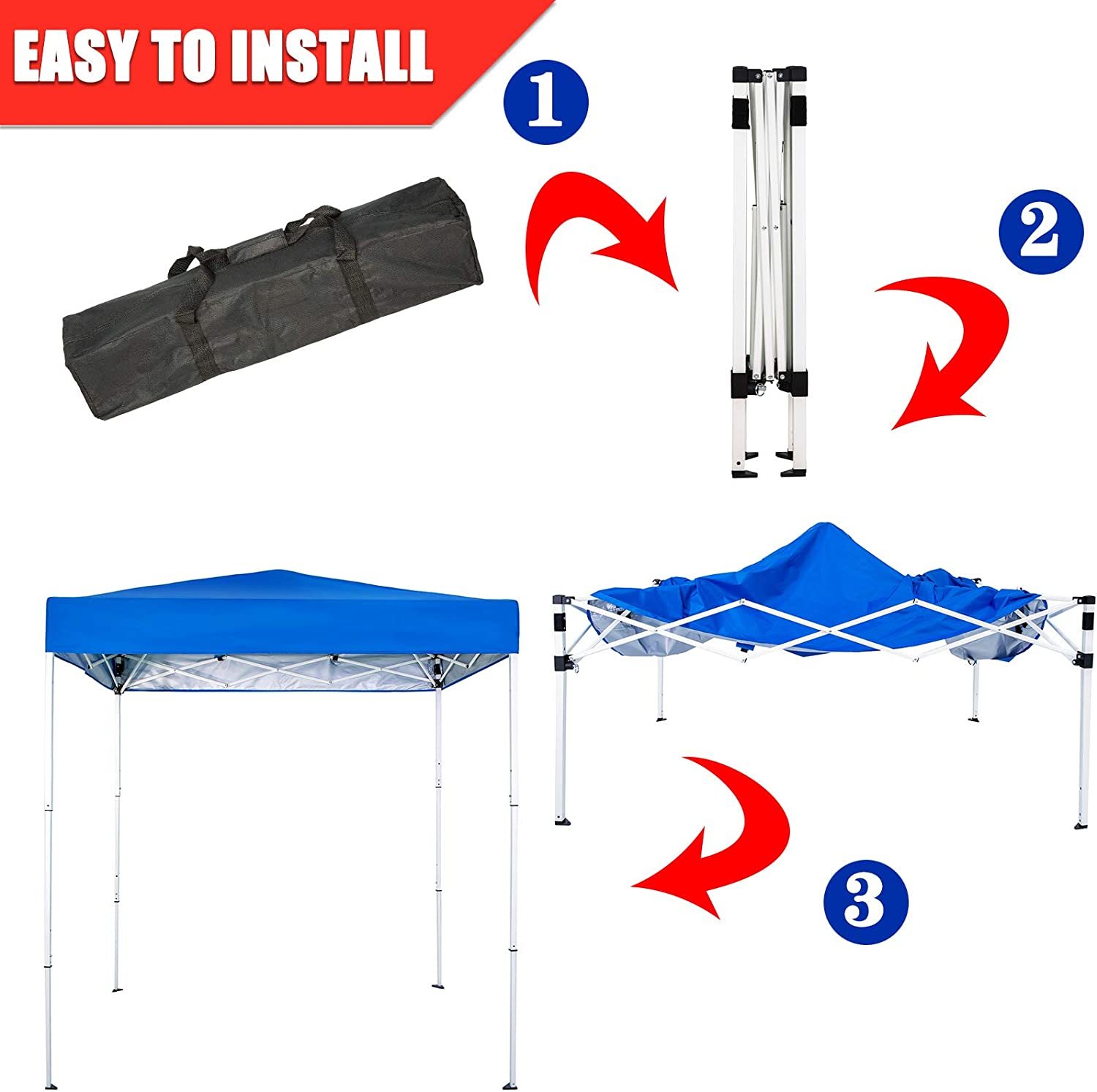 Sunnyglade 6x4 Ft Pop-Up Canopy Tent Outdoor and similar items