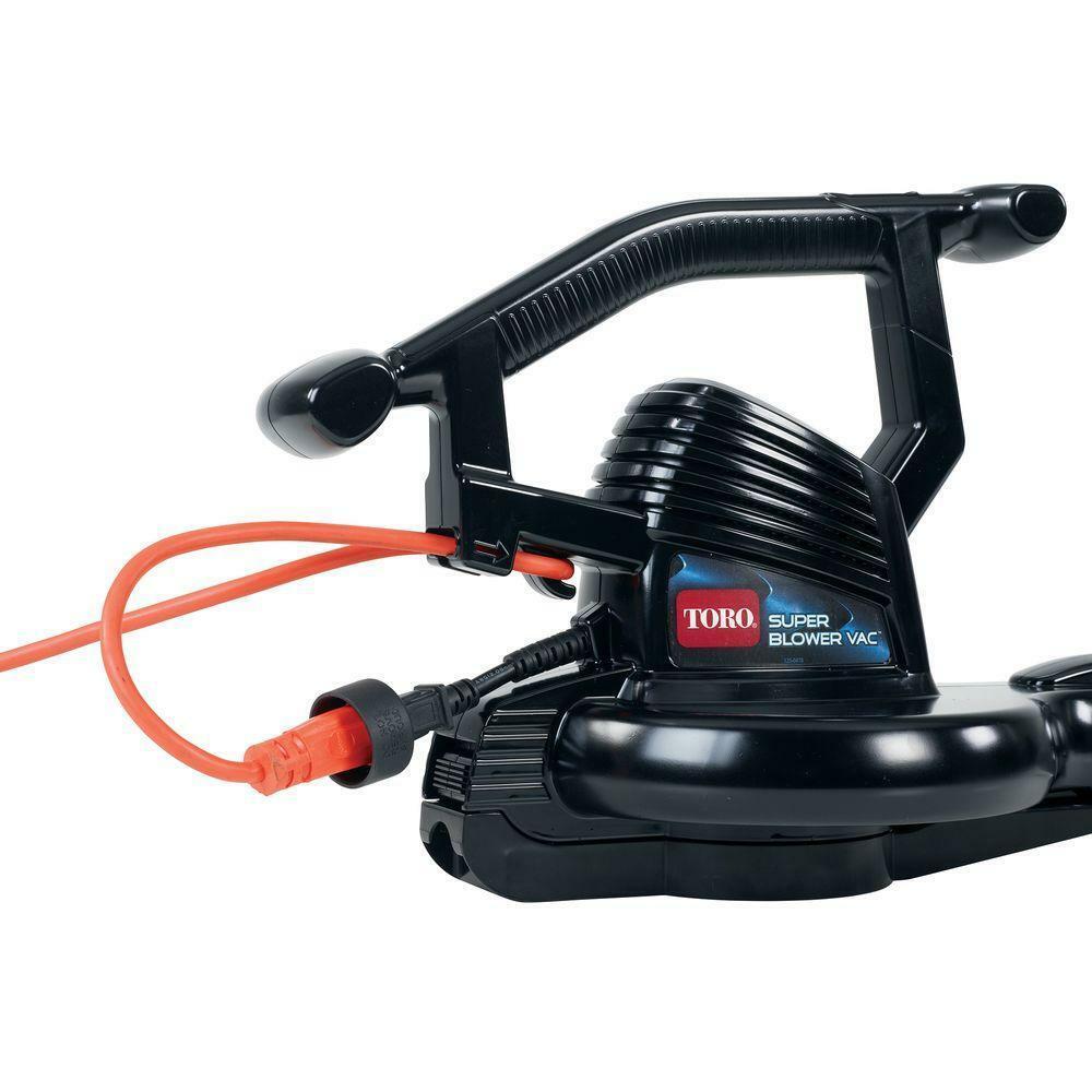 Toro Electric Leaf Blower Vacuum Shredder Mulcher Combo 225 MPH 330 CFM ...