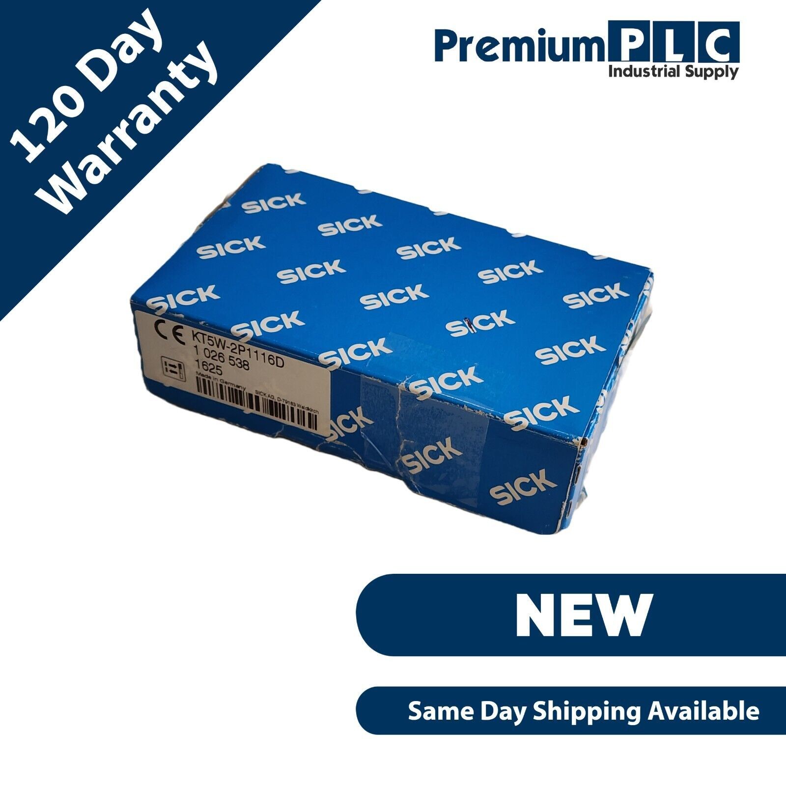 NEW SICK KT5W-2P1116D / 1026538 CONTRAST SENSOR, 10MM RANGE, M12 5 PIN ...