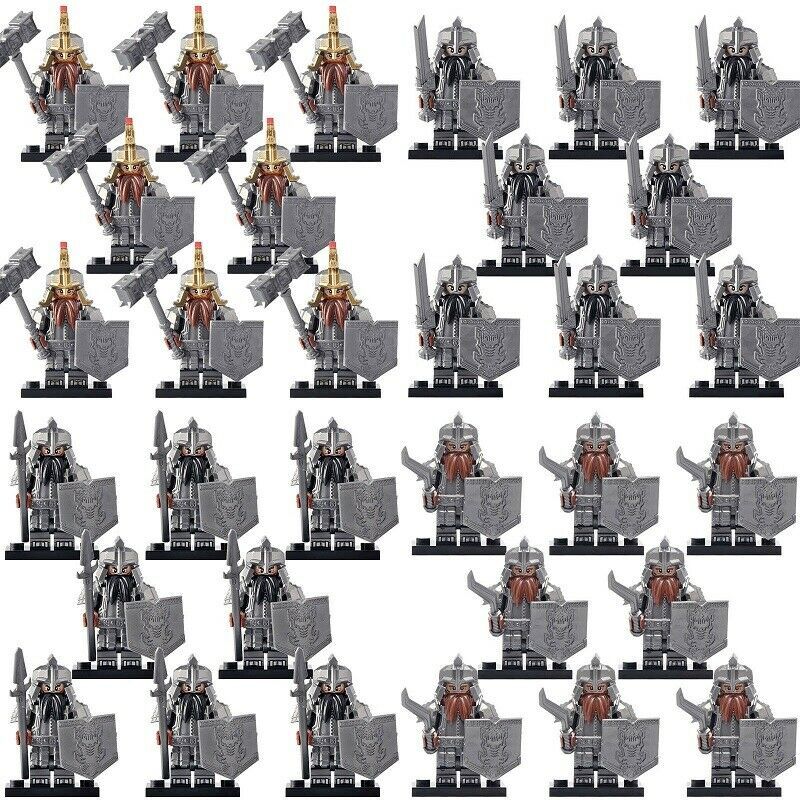 32Pcs/set Dain Ironfoot The Dwarf army The Hobbit Lord Of The Rings ...