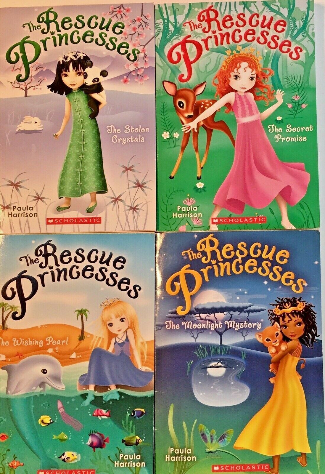 The Rescue Princesses Book Lot of 1-4 Paula Harrison Paperback Level 3 ...