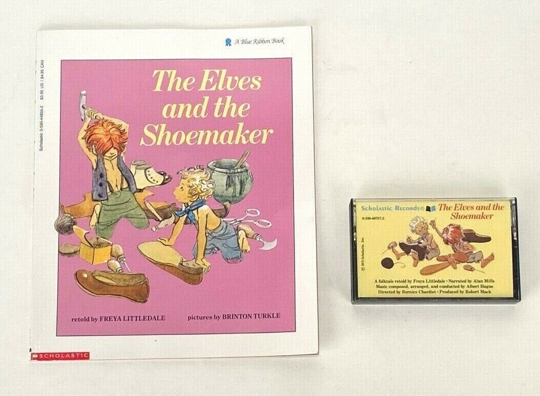 The Elves and the Shoemaker - Book & Cassette Read Along - Vtg - Audiobooks