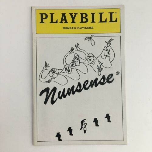 1990 Playbill Charles Playhouse Mickey Easterling Present Nunsense by ...