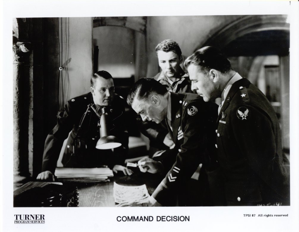 Command Decision Walter Pidgeon Cameron Mitchell Brian Donlevy Press ...