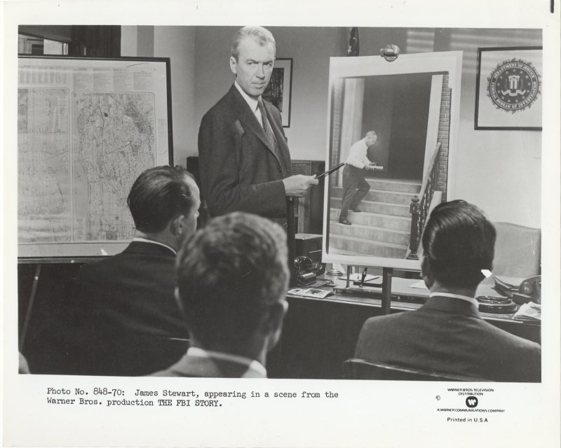 FBI Story Press Publicity Photo James Jimmy Stewart #3 Movie Film ...