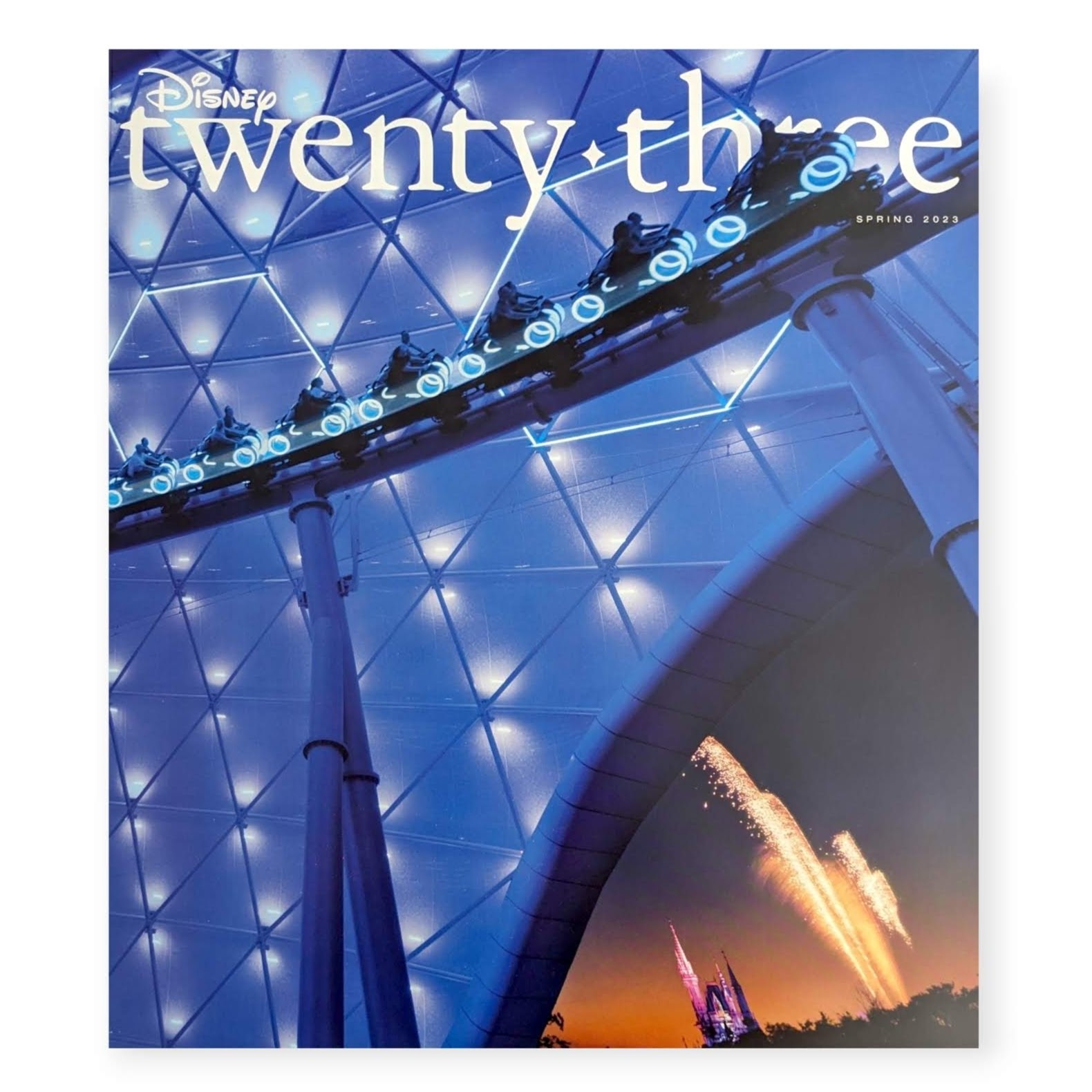 Disney D23 Spring 2023 Issue Magazine, Tron Lightcycle Run - Magazines