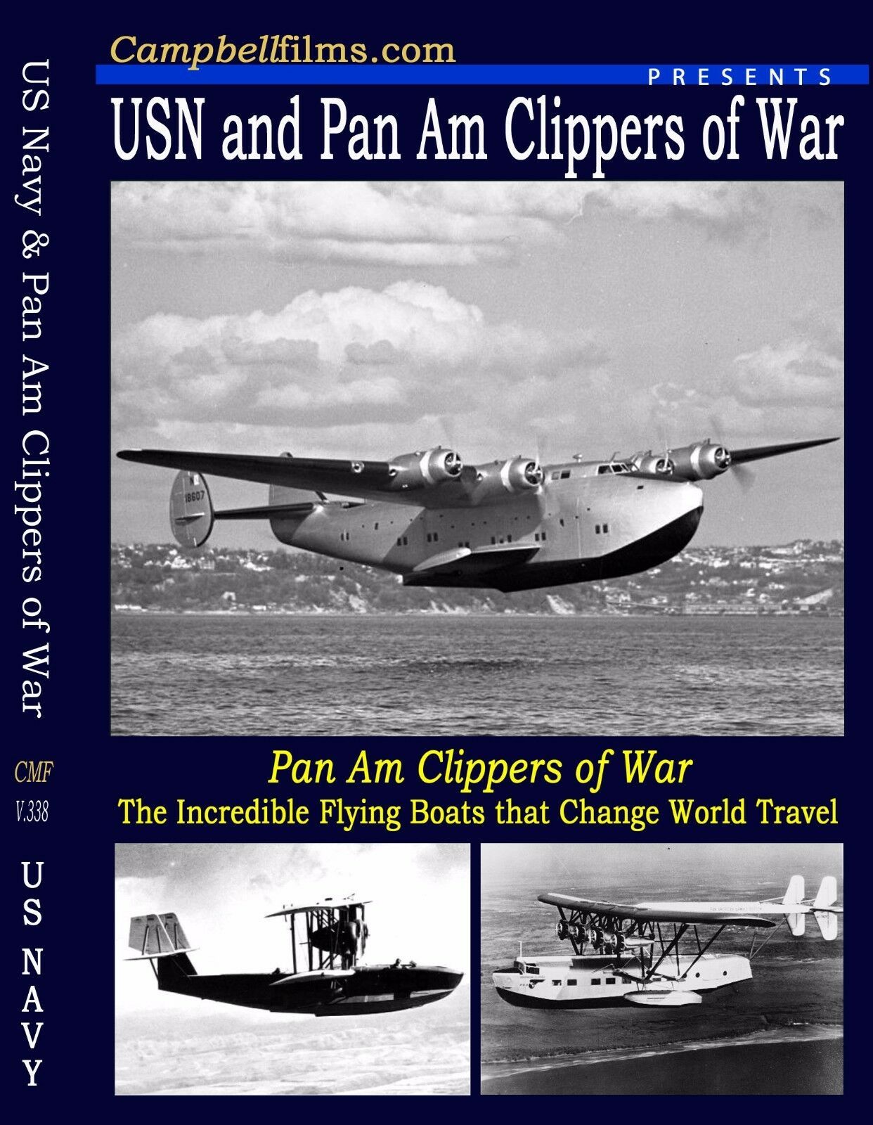 Pan Am Clippers of War Boeing 314 Flying Boats Seaplanes - Film