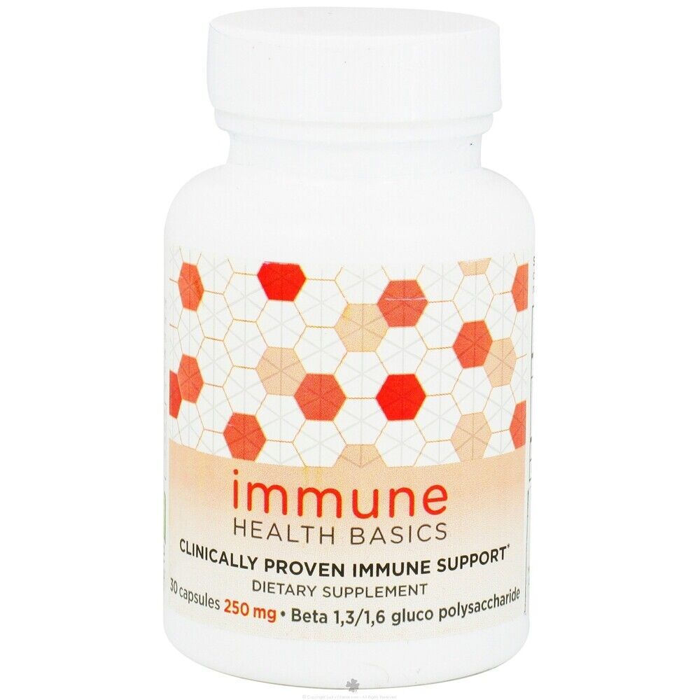 Immune Health Basics Beta Glutan with Wellmune WGP Immune Support 250mg ...
