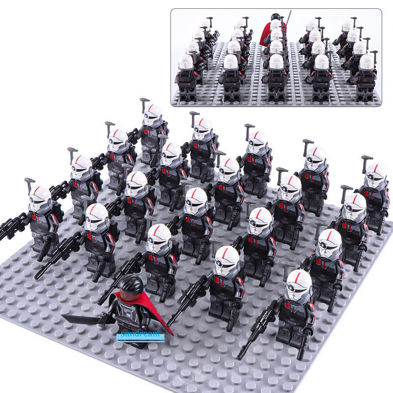 Star Wars The Bad Batch Clone Force 99 Crosshair Army Lego Moc ...