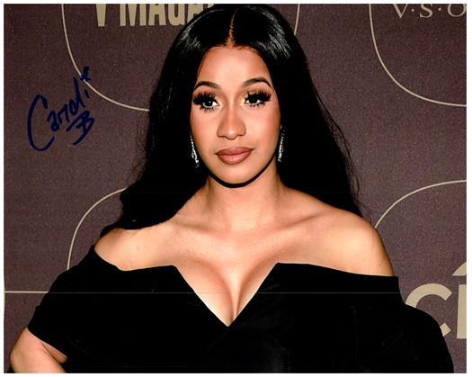 CARDI B Genuine Authentic Autographed Signed Photo w/COA - 704 - Other