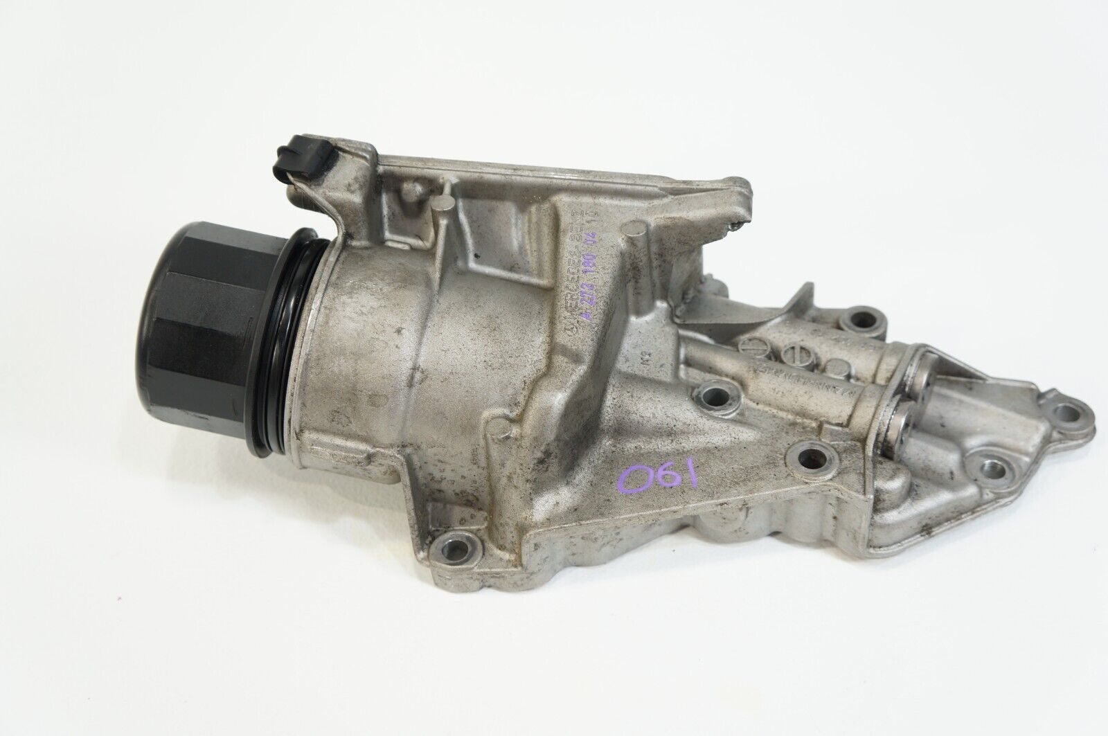 06-12 mercedes e350 m272 ml350 c300 c350 m272 engine oil filter housing ...