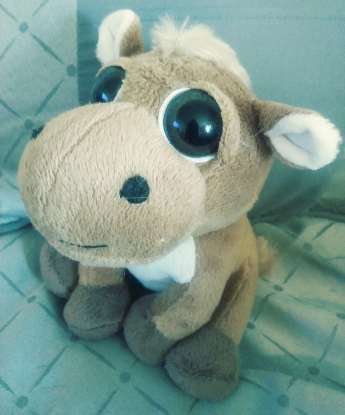 Big Eye BABY Moose Plush Stuffed Animal Toy 7" The Petting Zoo - Other