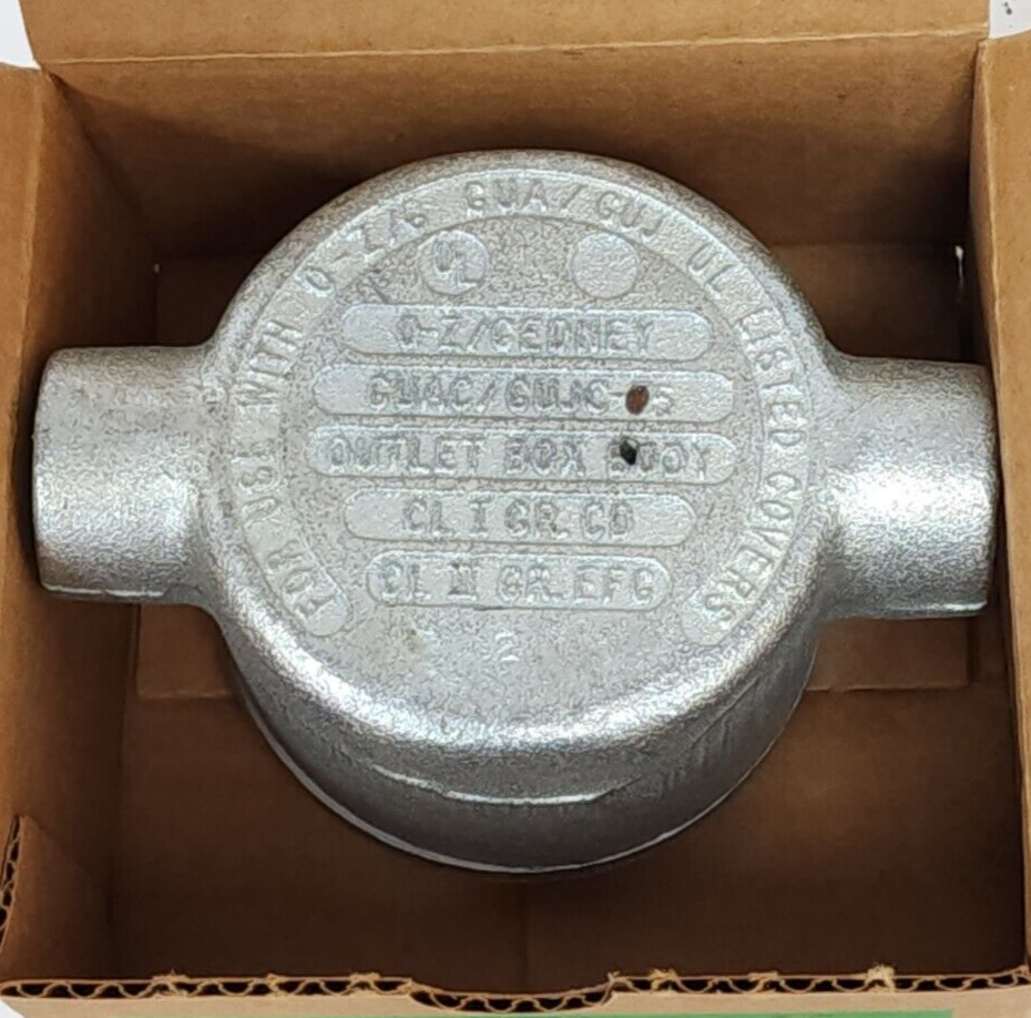 NEW O-Z/GEDNEY GUAC-75 / GUAC75 3/4'' EXPLOSION PROOF OUTLET BOX TYPE C ...