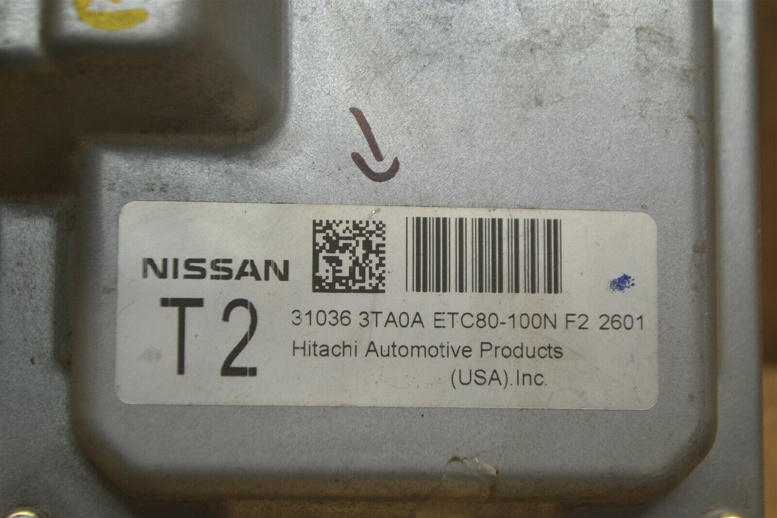 2013 Nissan Altima Transmission Control Unit TCU 310363TA0A Module 729 ...