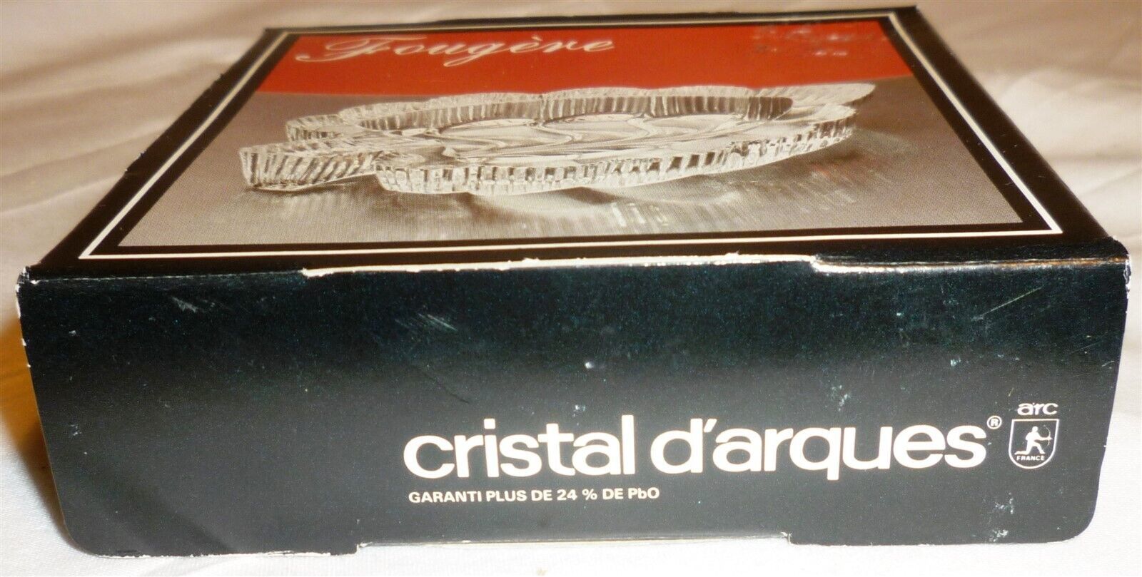 Charming Small 24% Lead Crystal Leaf Dish By and similar items