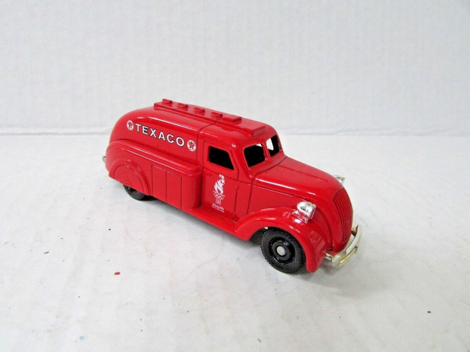 LLEDO DIECAST TEXACO 1996 OLYMPICS RED STREAMLINE TANK TRUCK PROMO ...