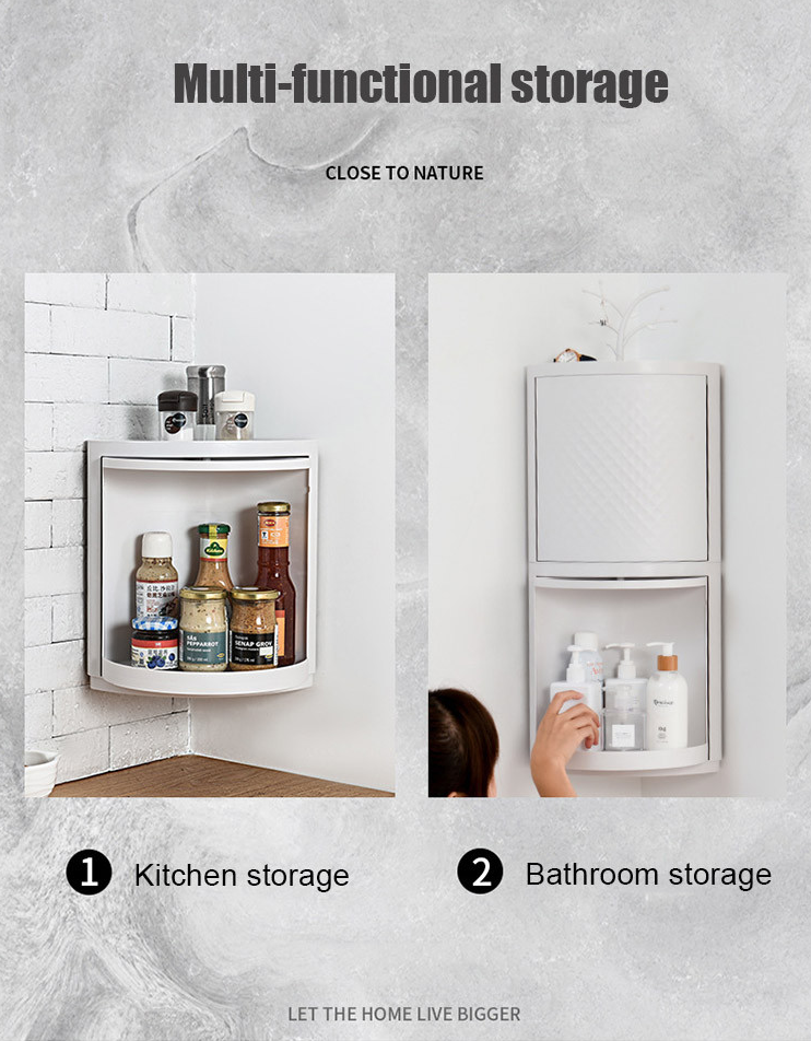Rotating Corner Storage Cabinet - Storage Units