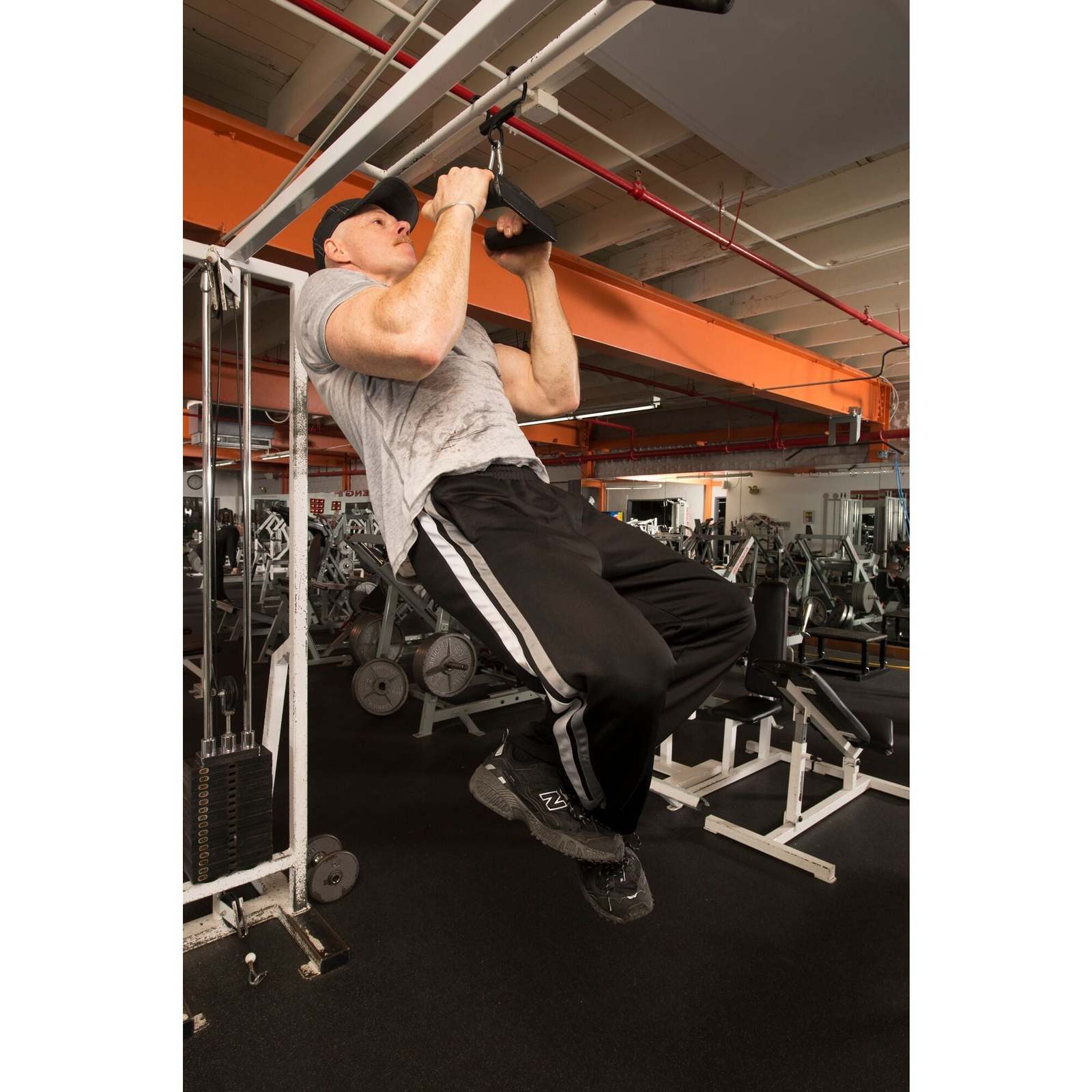 Cable Machine,T-Barbell Row, & Pull Ups Multi-Row 'WIDE' Handles ...