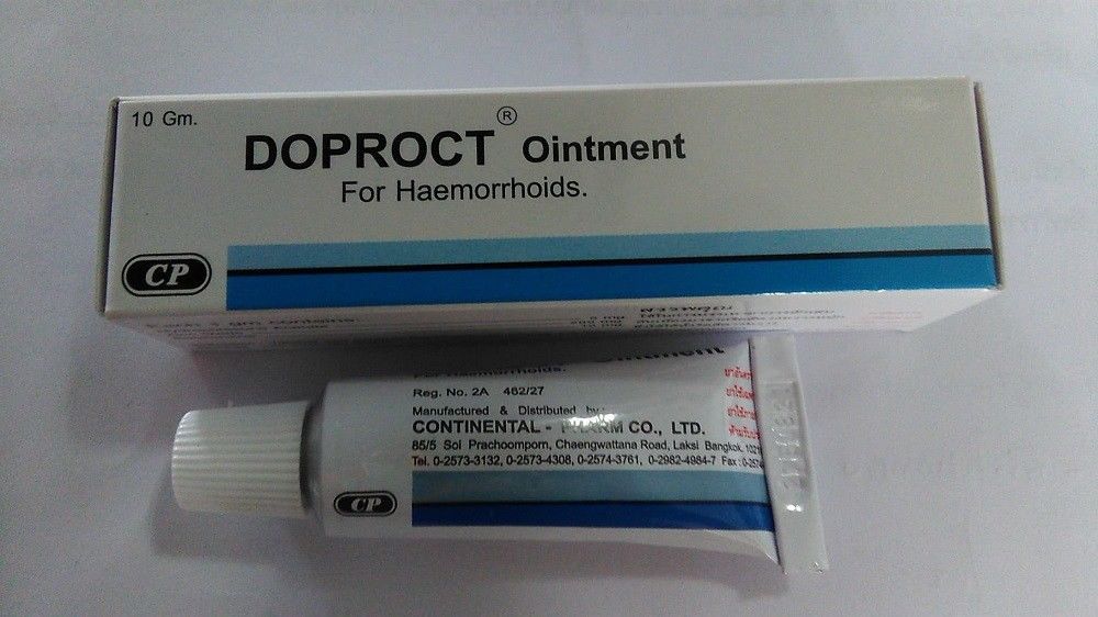 DOPROCT Cream10 g Hydrocortisone Haemorrhoids Piles, wound in the anus ...