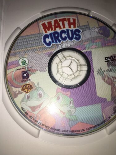 Leap Frog - math Circus Video (DVD, 2004) Learn beginning math - DVDs ...