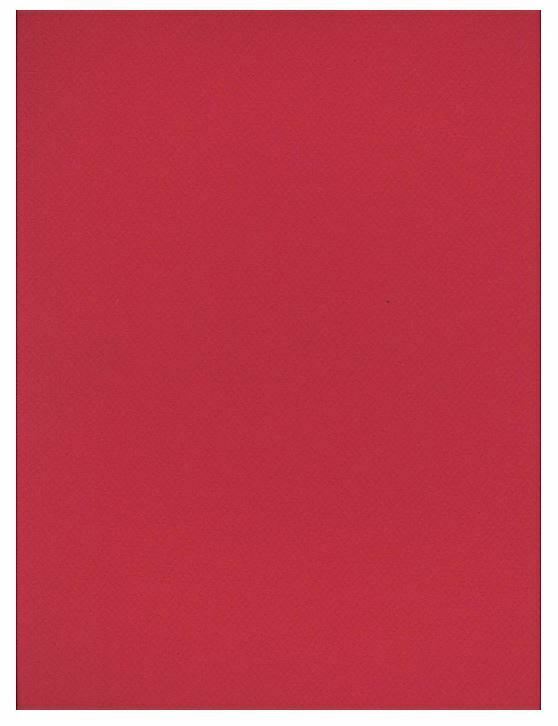 Canson Self Adhesive Paper, Red, 5 Sheets, 8.5" x 11" - Cardstock