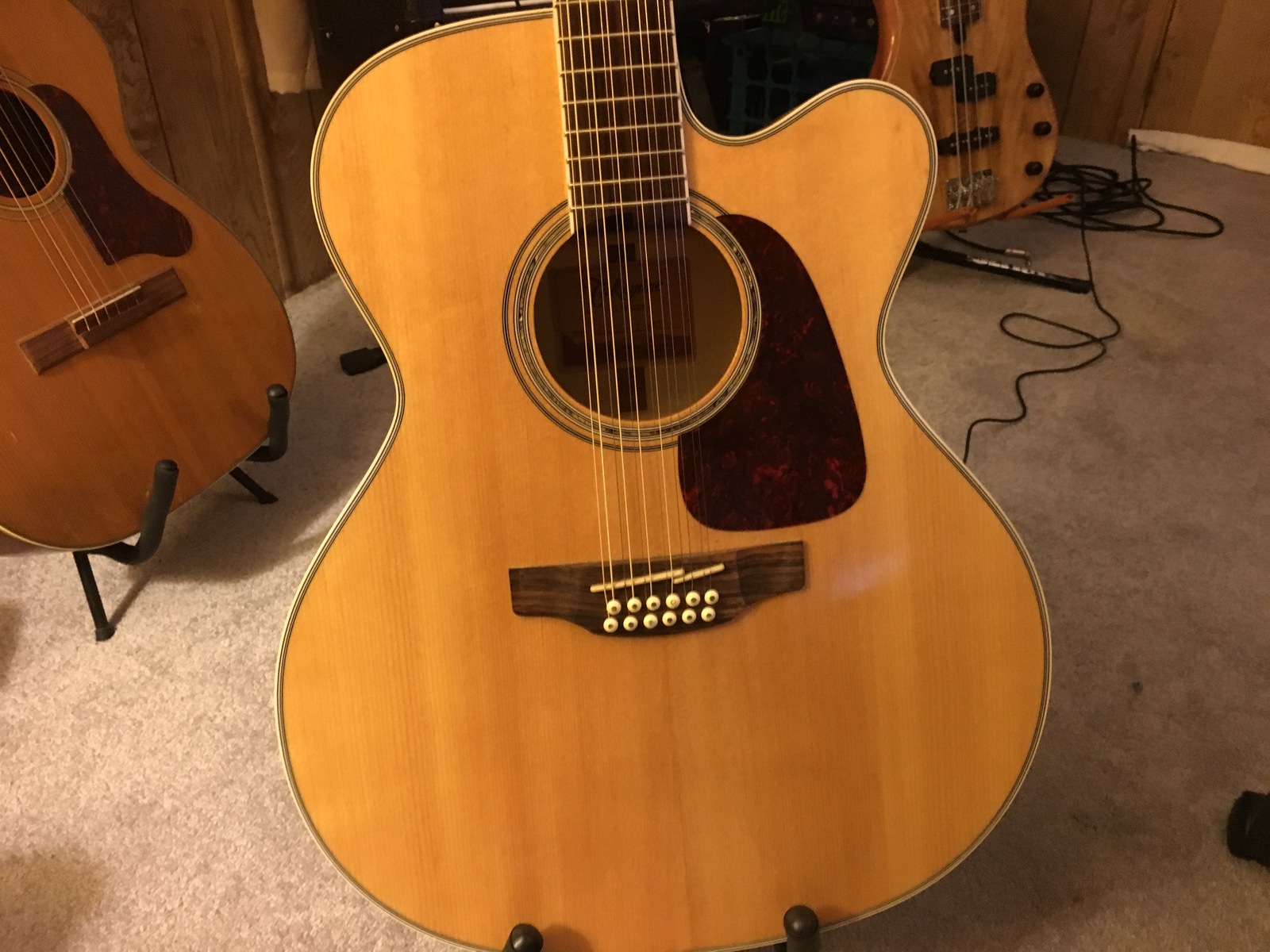 Beautiful Takamine G Series 12 String Acoutic Electric Guitar w/Case ...