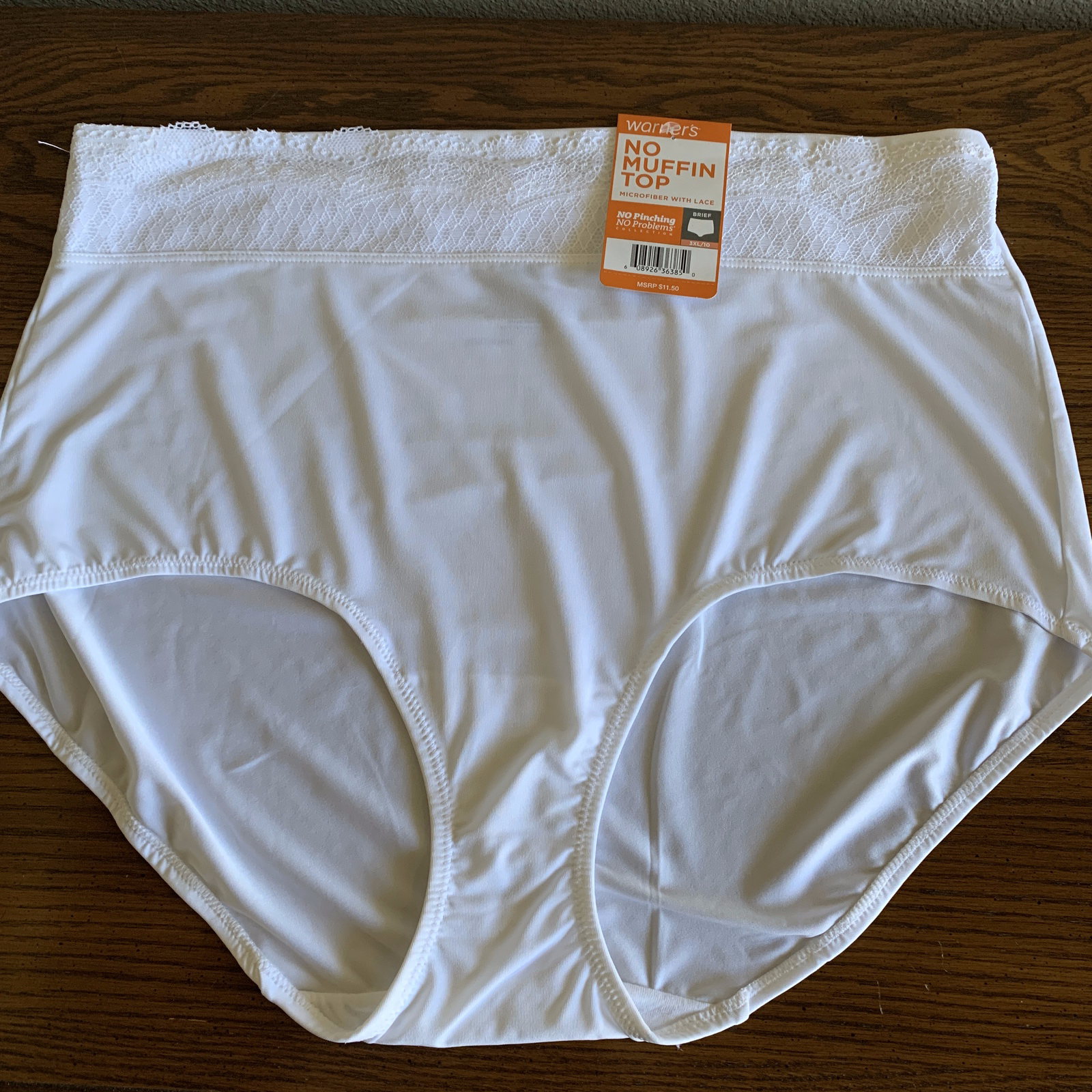Warners No Muffin Top Brief Panties Style Rs7401p M 6 2xl 9 3xl 10