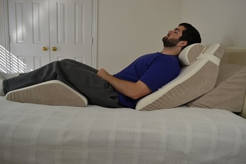 Full Body Deluxe Foam Bed Wedge System - Back Wedge, Leg Wedge ...