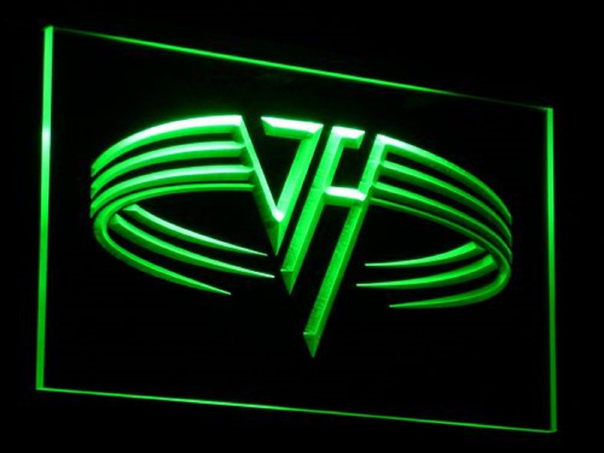 Van Halen Logo Illuminated Led Neon Sign Hang Wall Decor, Room, Craft ...