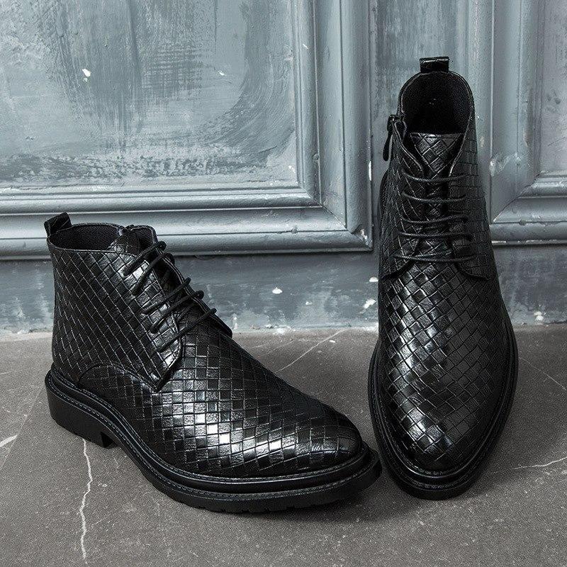 American Indian Work Boots Luxury Male Wedding Shoes - Men's Shoes