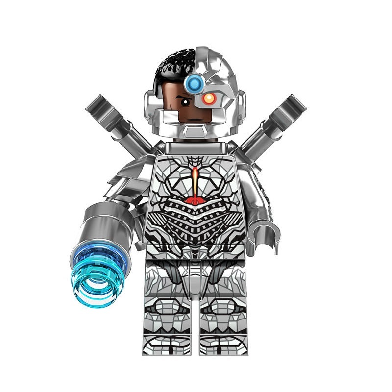 Cyborg Minifigures DC Superhero Justice League - Building Toy Complete ...