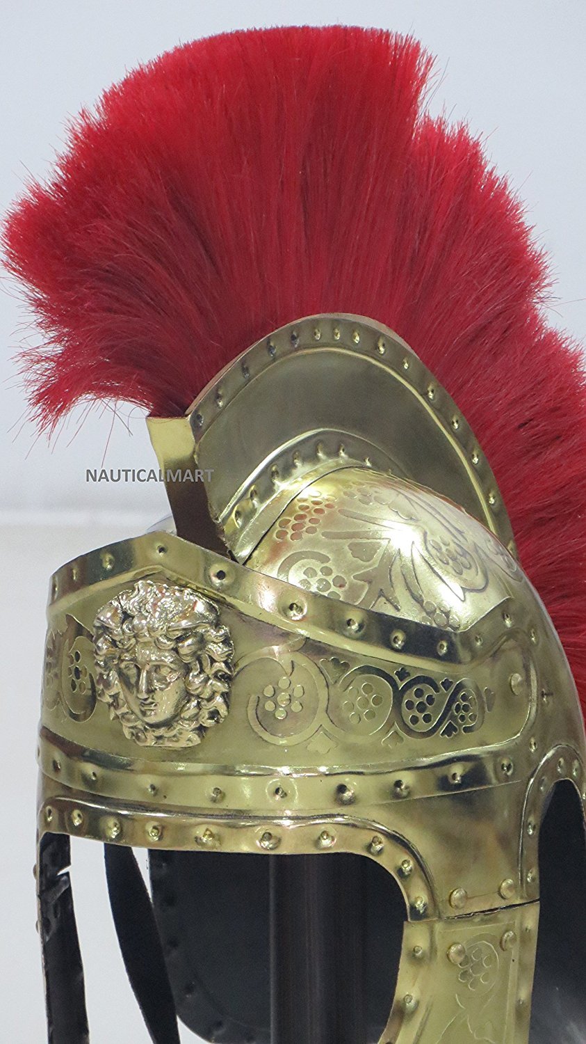 NauticalMart Roman Emperors Praetorian Guard Brass Roman Helmet With ...