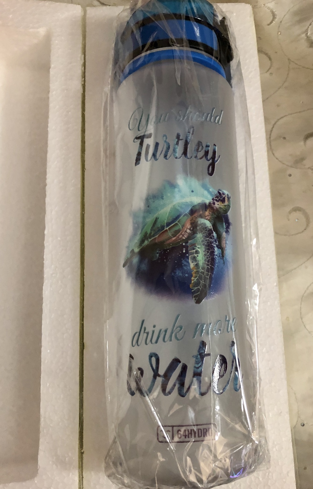 64Hydro 32 Oz You Should Turtley Drink More Water Turtle Infuser Water ...