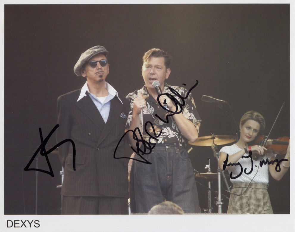 Dexys Midnight Runners SIGNED Photo + COA Lifetime Guarantee Kevin ...