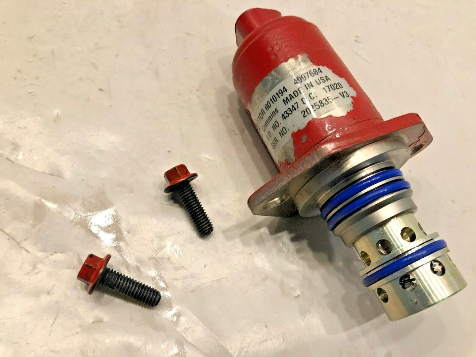 Cummins ISL-G ISX12G 12NG Fuel Flow Valve 4997684 OEM - Sensors
